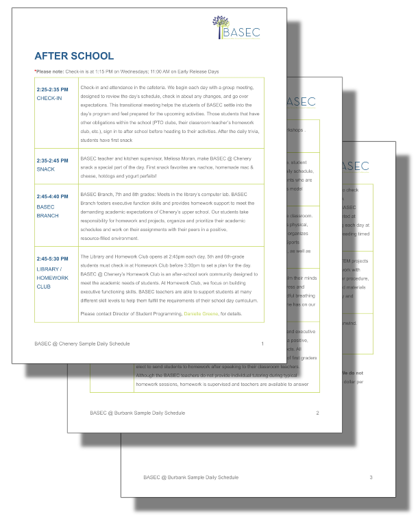 Chenery Workshops - BASEC